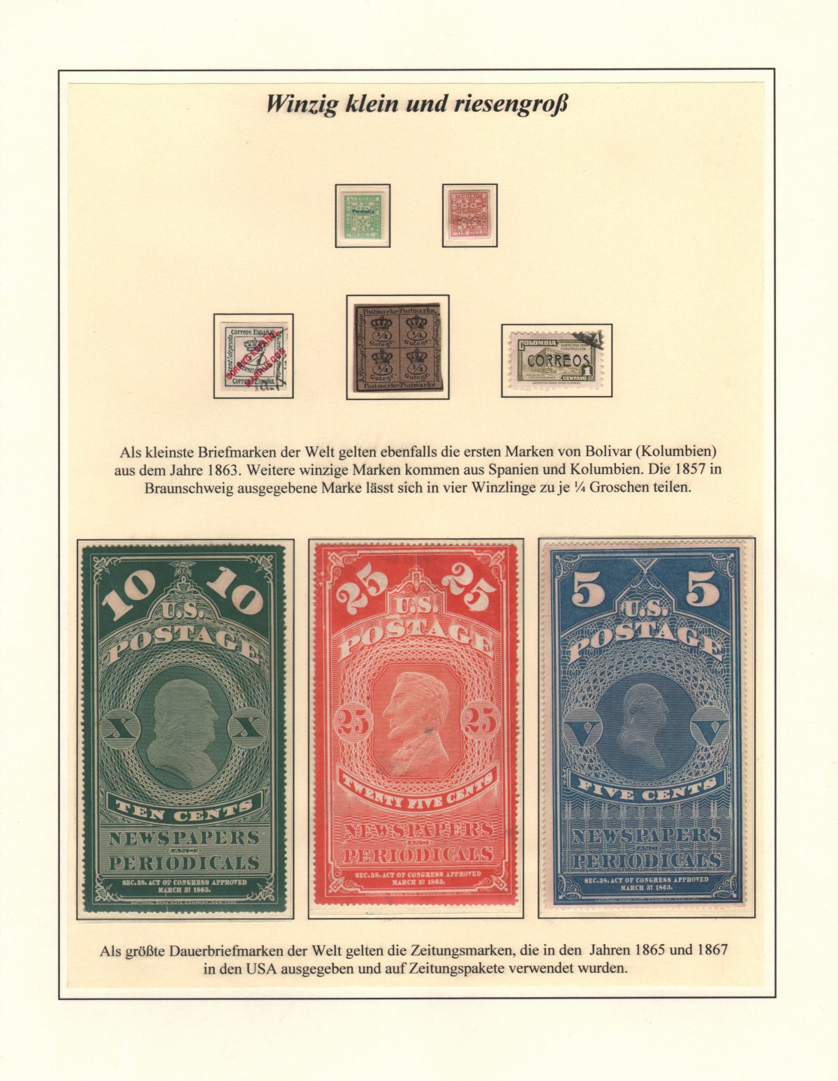Verrückte Briefmarken - Briefmarkenfreunde Leer e.V.